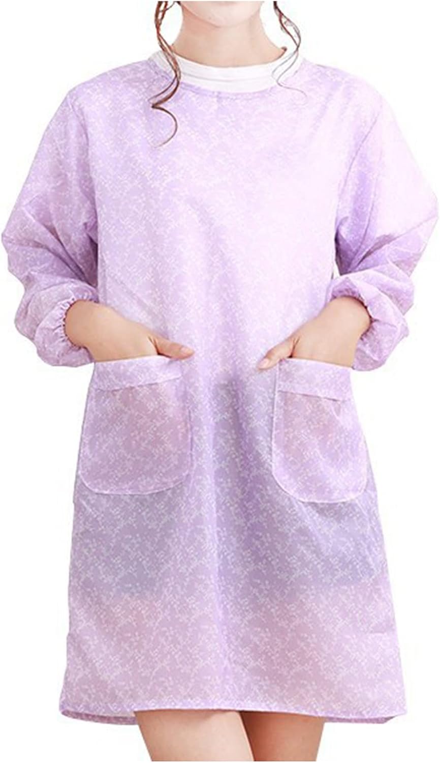 FYYSJW Kitchen Apron,Men And Women Long Sleeve Aprons Waterproof And ...