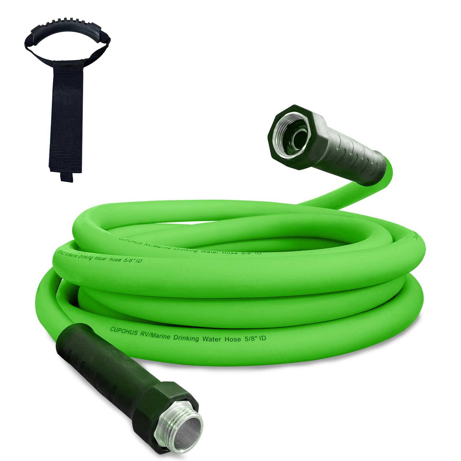 Snapklik.com : RV Drinking Water Hose 100FT, Green No Kinking 5/8ID ...