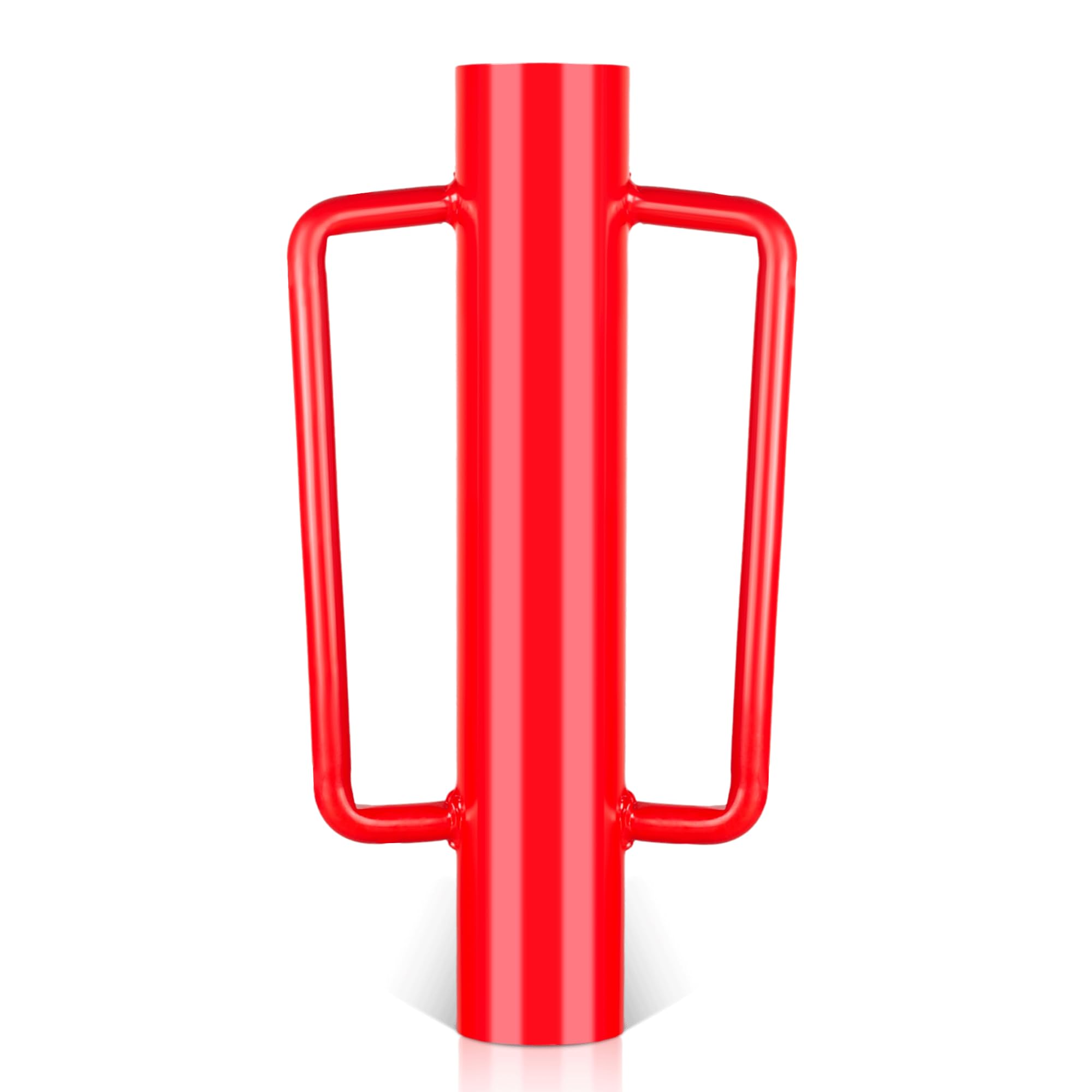 HANXER Fence Post Driver, 16.8 Inch Steel Hand Post Pounder with Handle ...