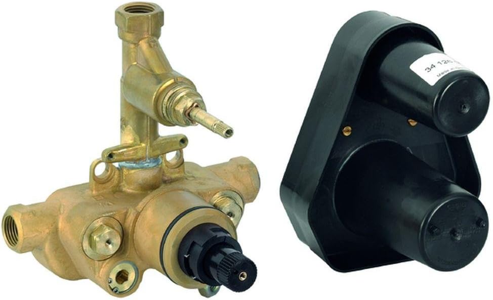 Grohe 34126000 1/2-Inch Grohtherm Integrated Thermostat Rough-in Valve ...