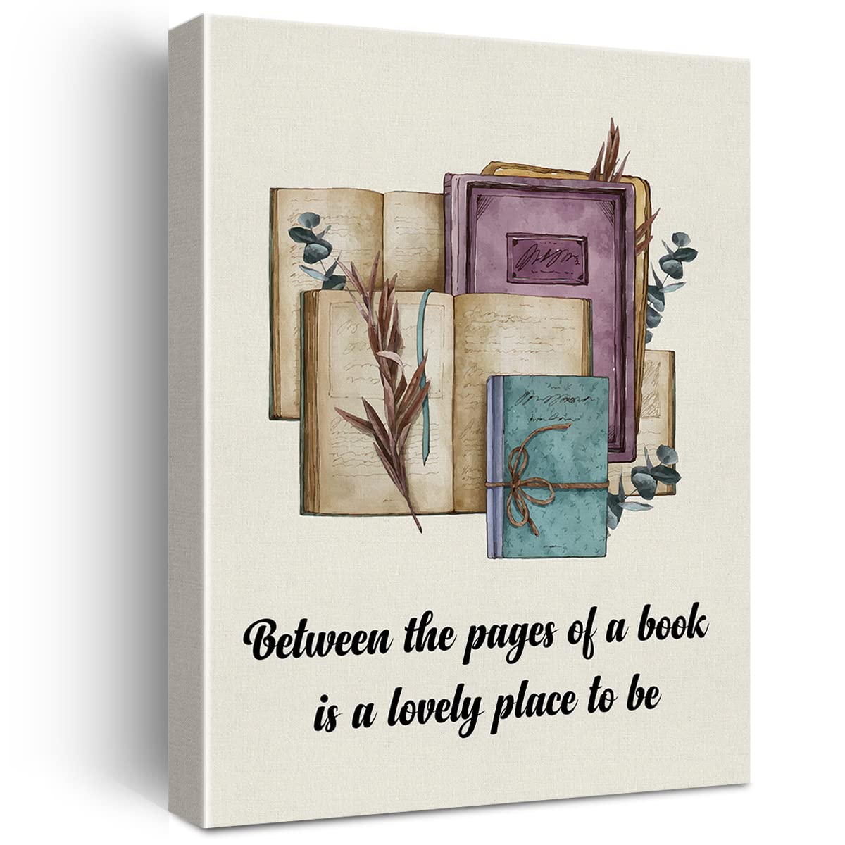 Amazon.com: Inspirational Reading Quote Between the Pages of a Book is ...