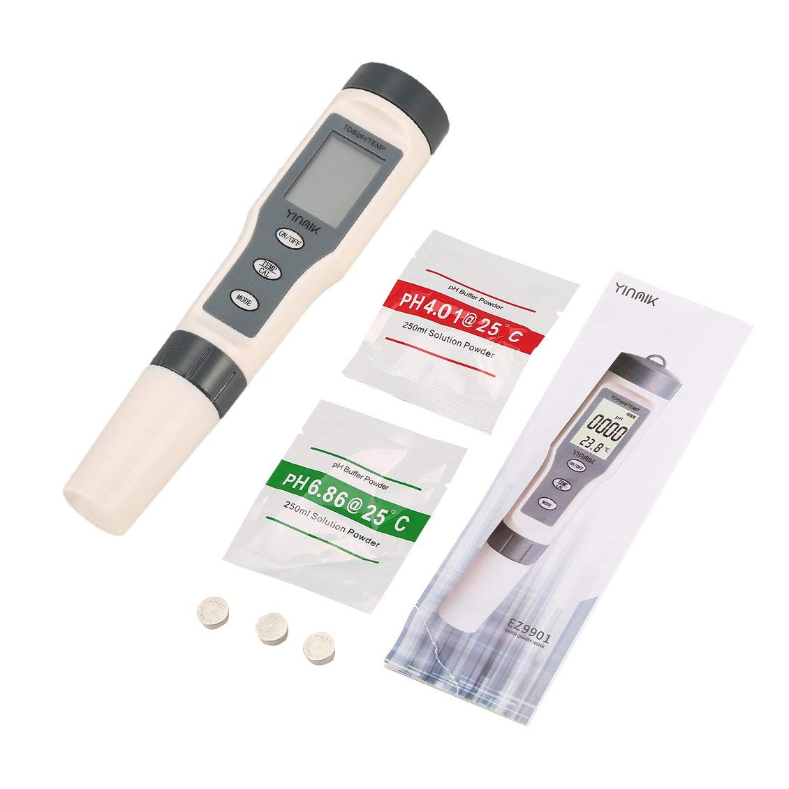 Buy 3 in 1 Water Quality Analyzer Monitor pH TDS Temp Meter ometer ...