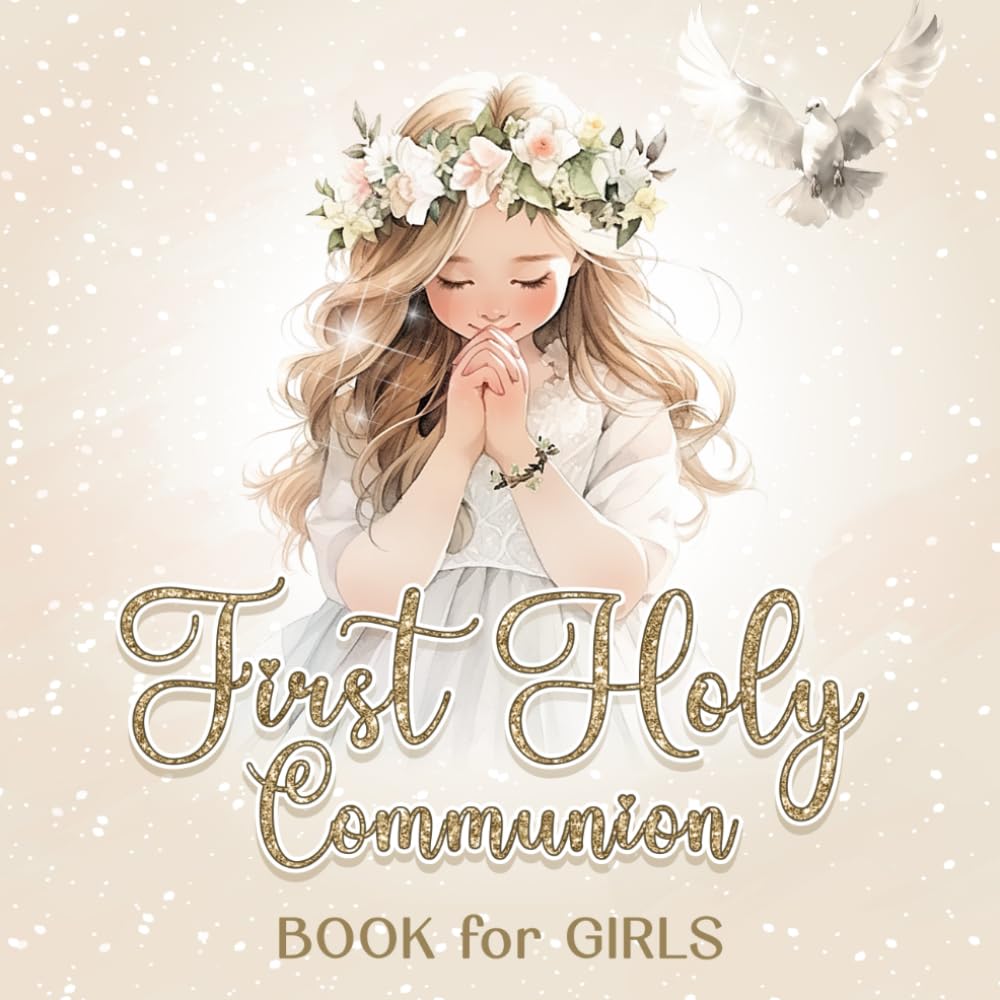 Snapklik.com : First Holy Communion Book For Girls: Memory Book Gift