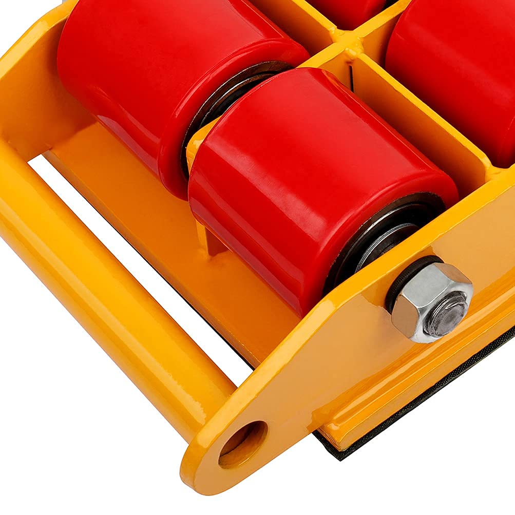 Snapklik.com : 4 Pieces 6T Heavy Duty Machine Dolly Skate Machinery ...