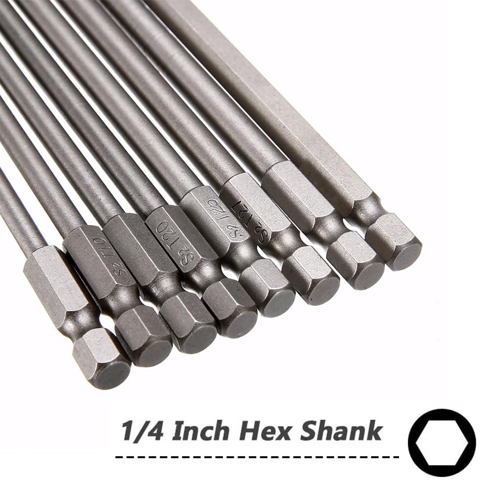Snapklik.com : 8pcs 200mm/7.9" Long Torx Head Screwdriver Bit Set ...