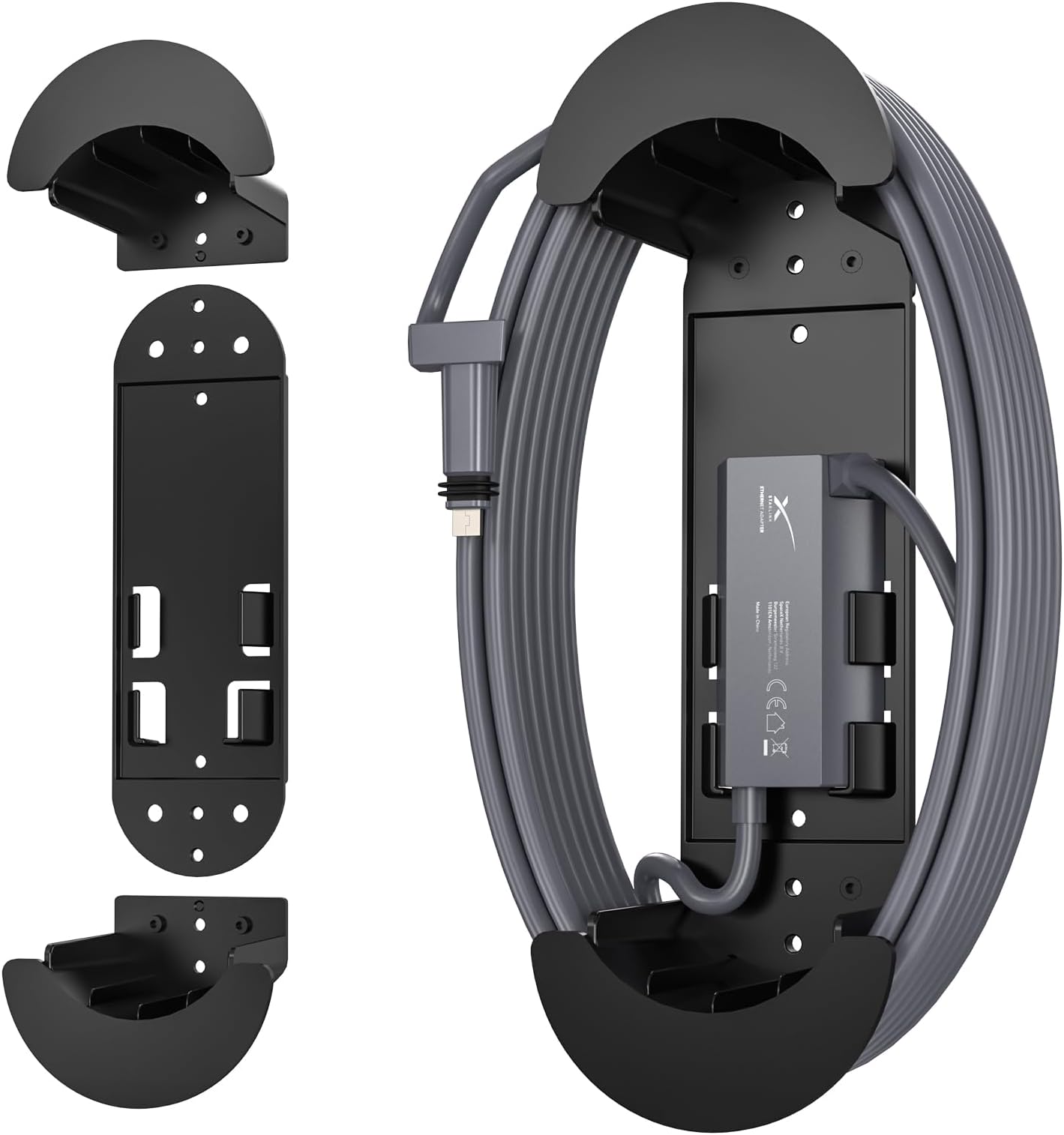 EDUP Starlink Ethernet-Kabelhalter mit Adapterhalter, wandmontierbare ...