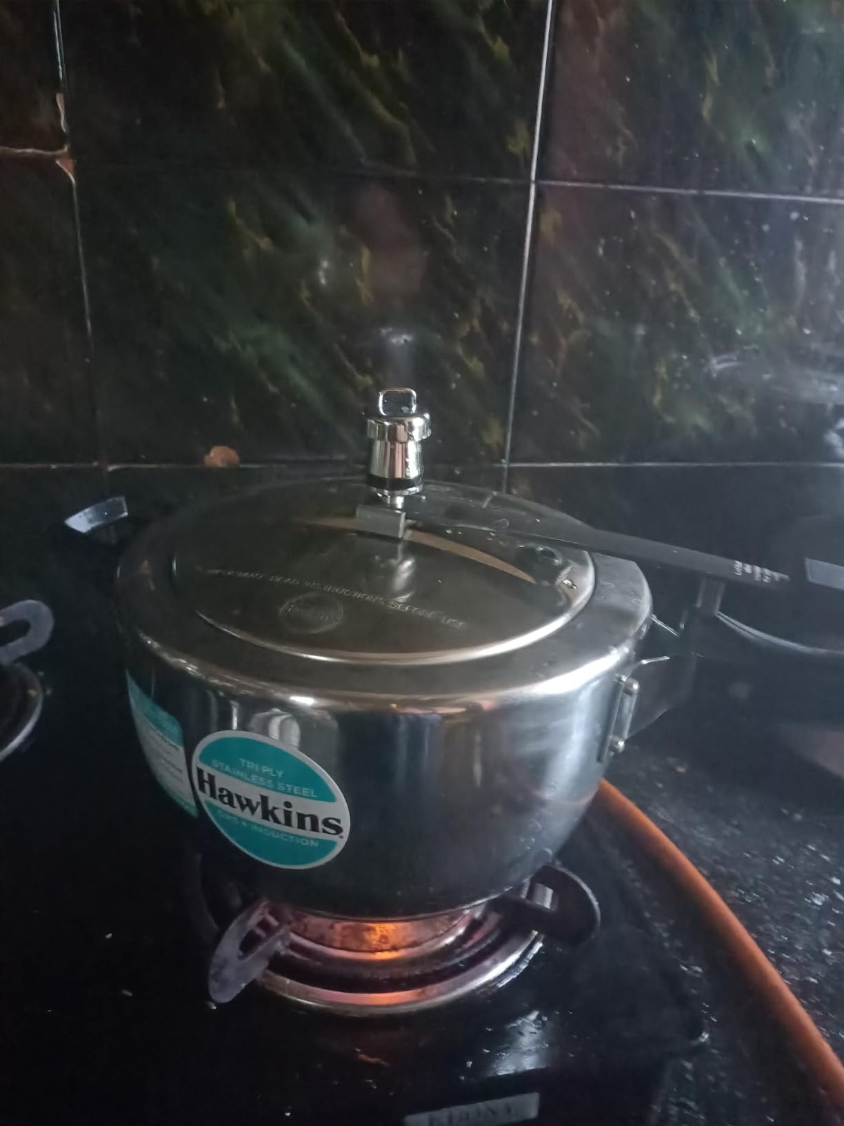 Buy Hawkins 3.5 Litre Triply Stainless Steel Pressure Cooker, Inner Lid ...