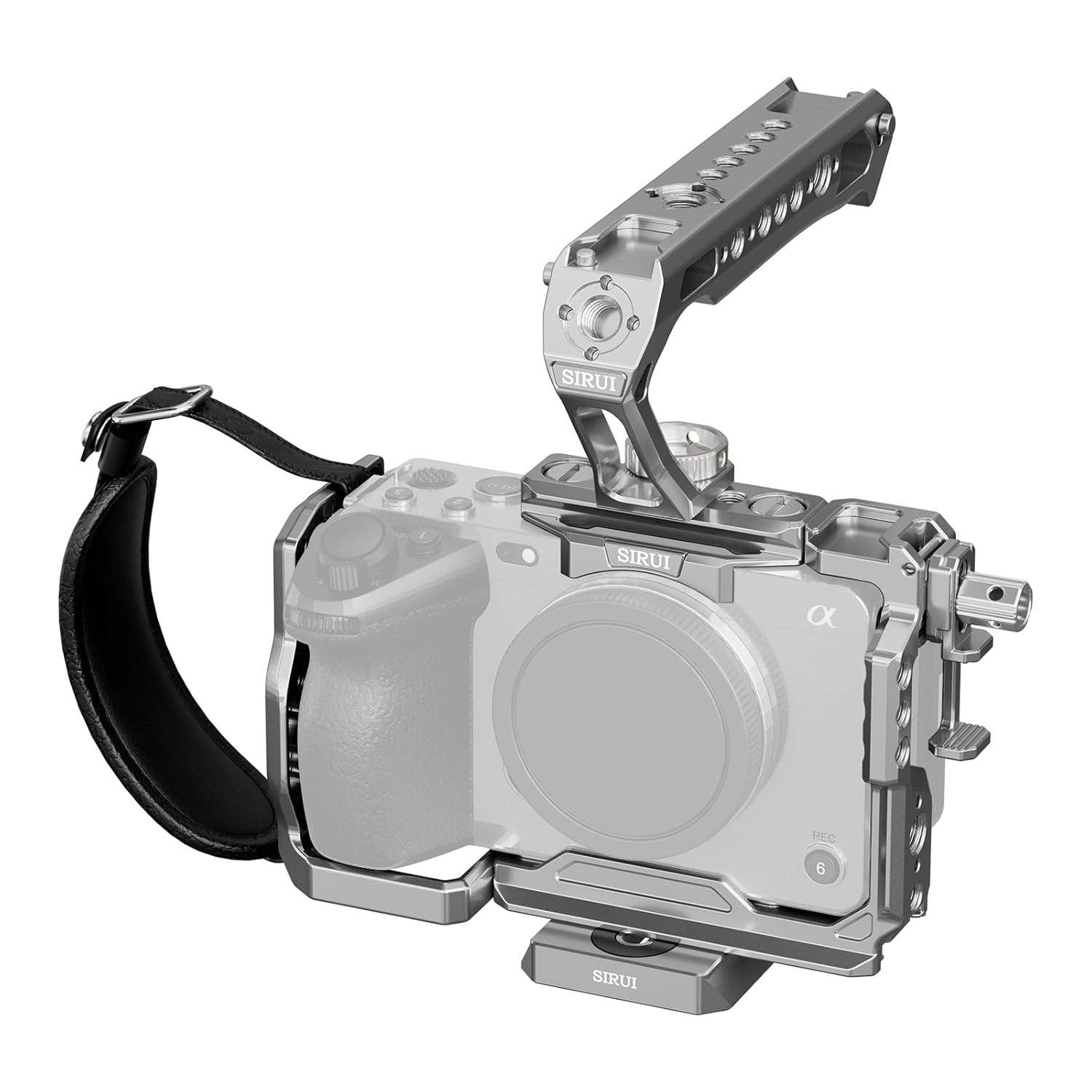 SIRUI FX3/FX30 Camera Cage with Top Handle with HDMI Cable Clamp, 1/4 ...