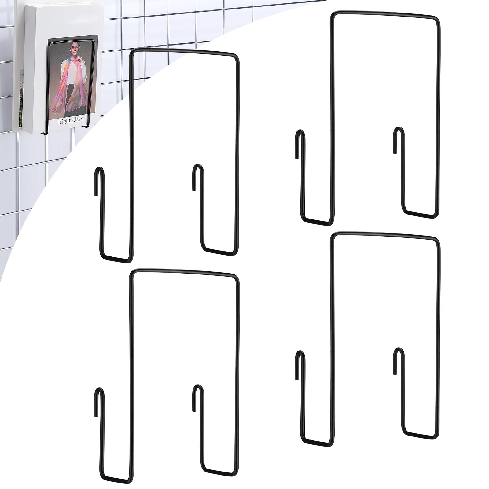 Amazon.com: MorningRo 4 Pack Wire Wall Grid Panel Accessories Grid Wall ...