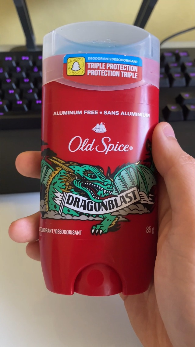 Watch Honest Review of the Old Spice Dragon Blast Deodorant on Amazon Live