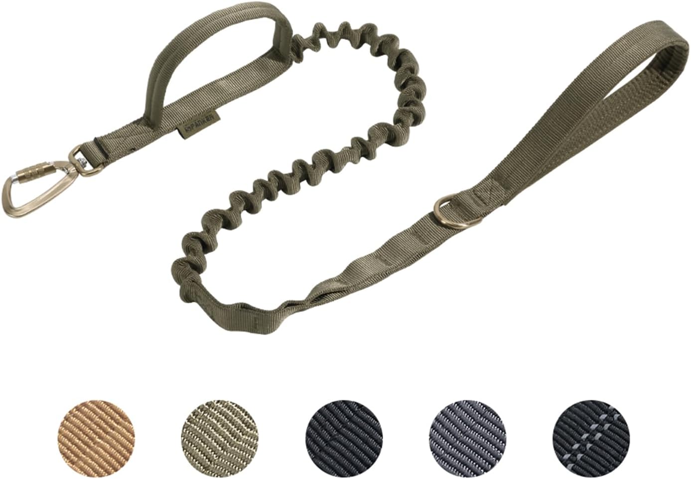 EXCELLENT ELITE SPANKER Tactical Military Dog Lead Bungee Training Dog ...