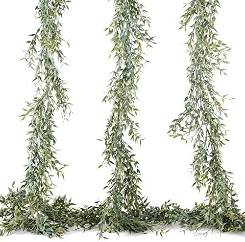Amazon.com: Oh You’re Lovely | 3 pcs Artificial Italian Ruscus Greenery ...