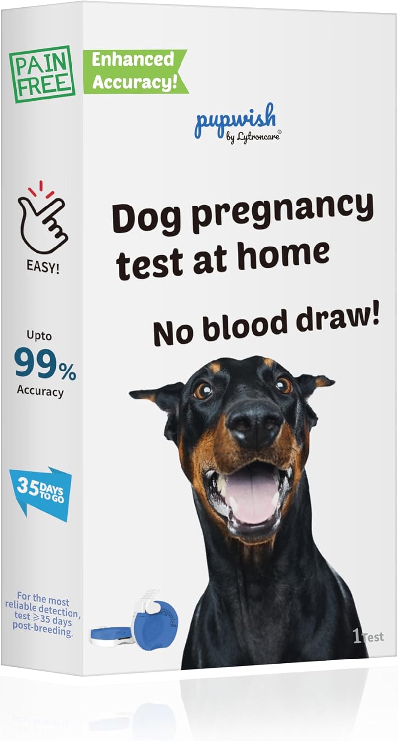 Amazon.com: Dog Pregnancy Test Kit at Home- 5-Min Results, Painless ...