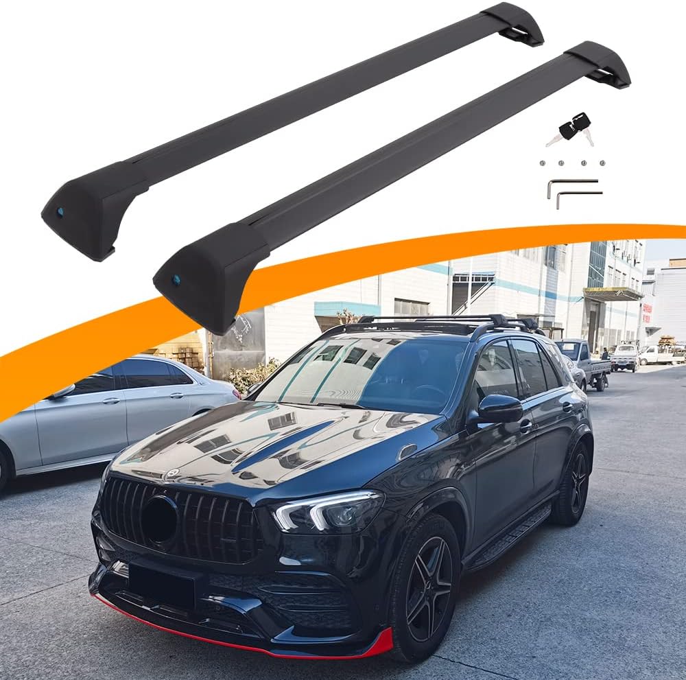 Amazon.com: Snailfly Cross Bars Roof Rack Fit for Mercedes Benz GLE ...