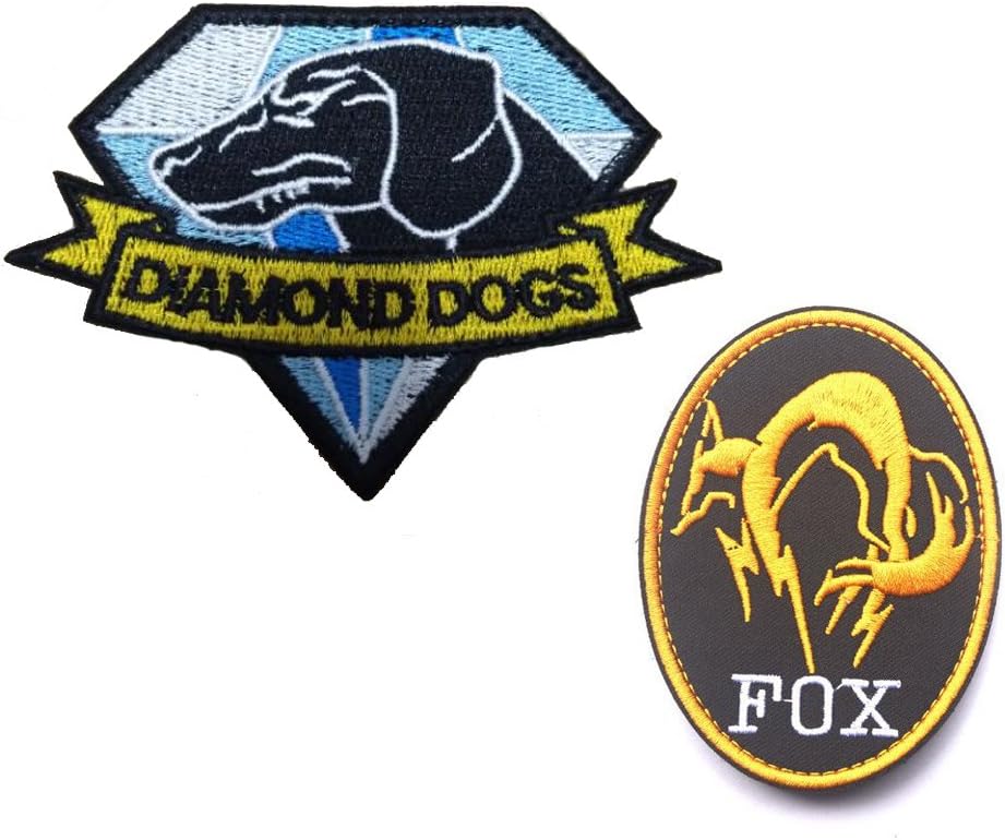 Amazon.com: Metal Gear FOX HOUND Special Force Logo Patch 3.5" Hook and ...