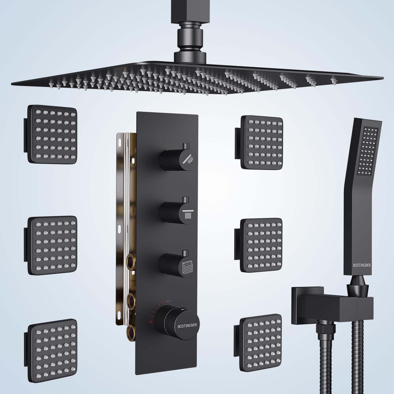 9 Best Shower Systems | 16-Inch Rainhead & 6-Jet Hydrotherapy