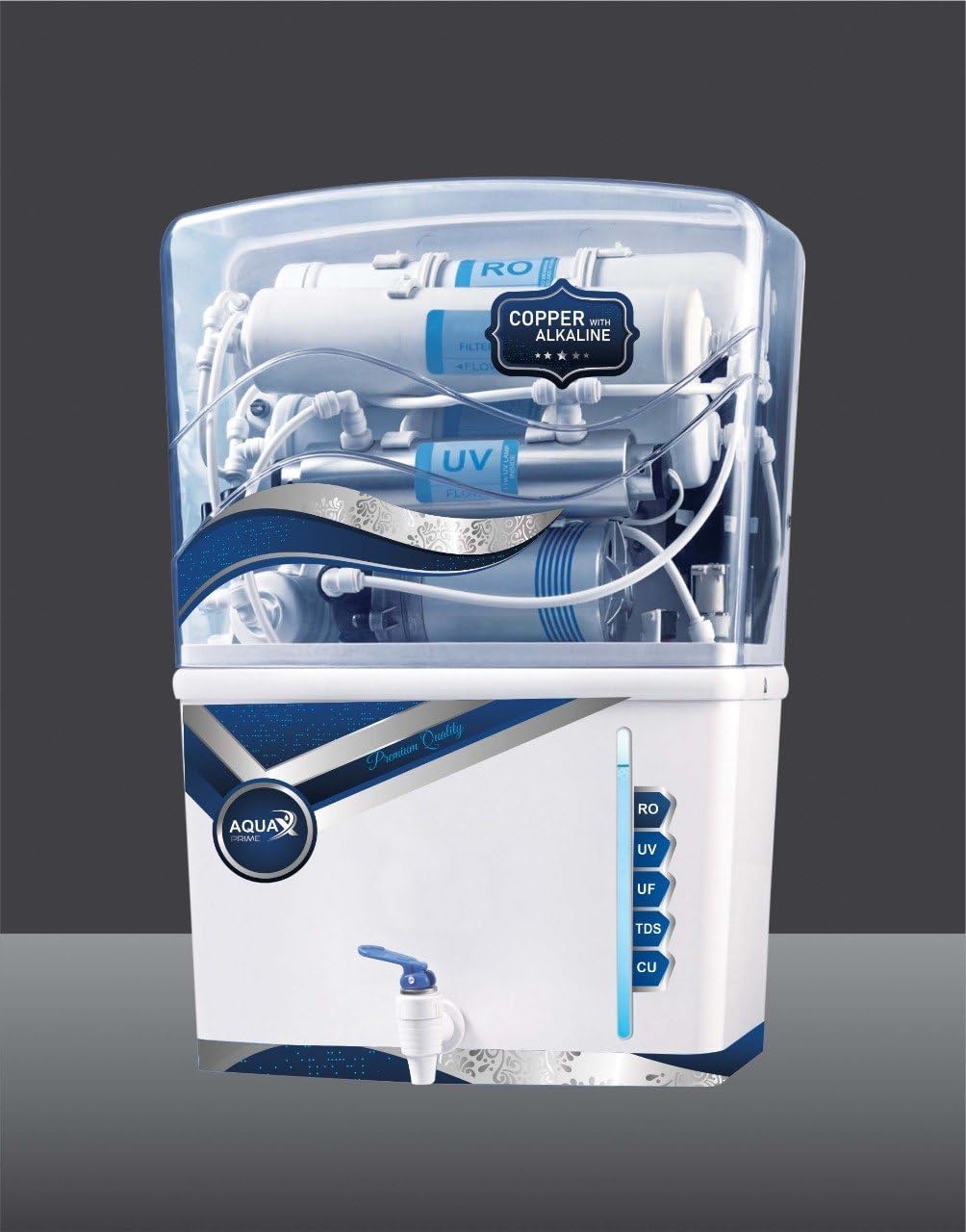 Dissora Aqua X Prime RO UV UF Copper Alkaline Water Purifier, 12 Liter ...