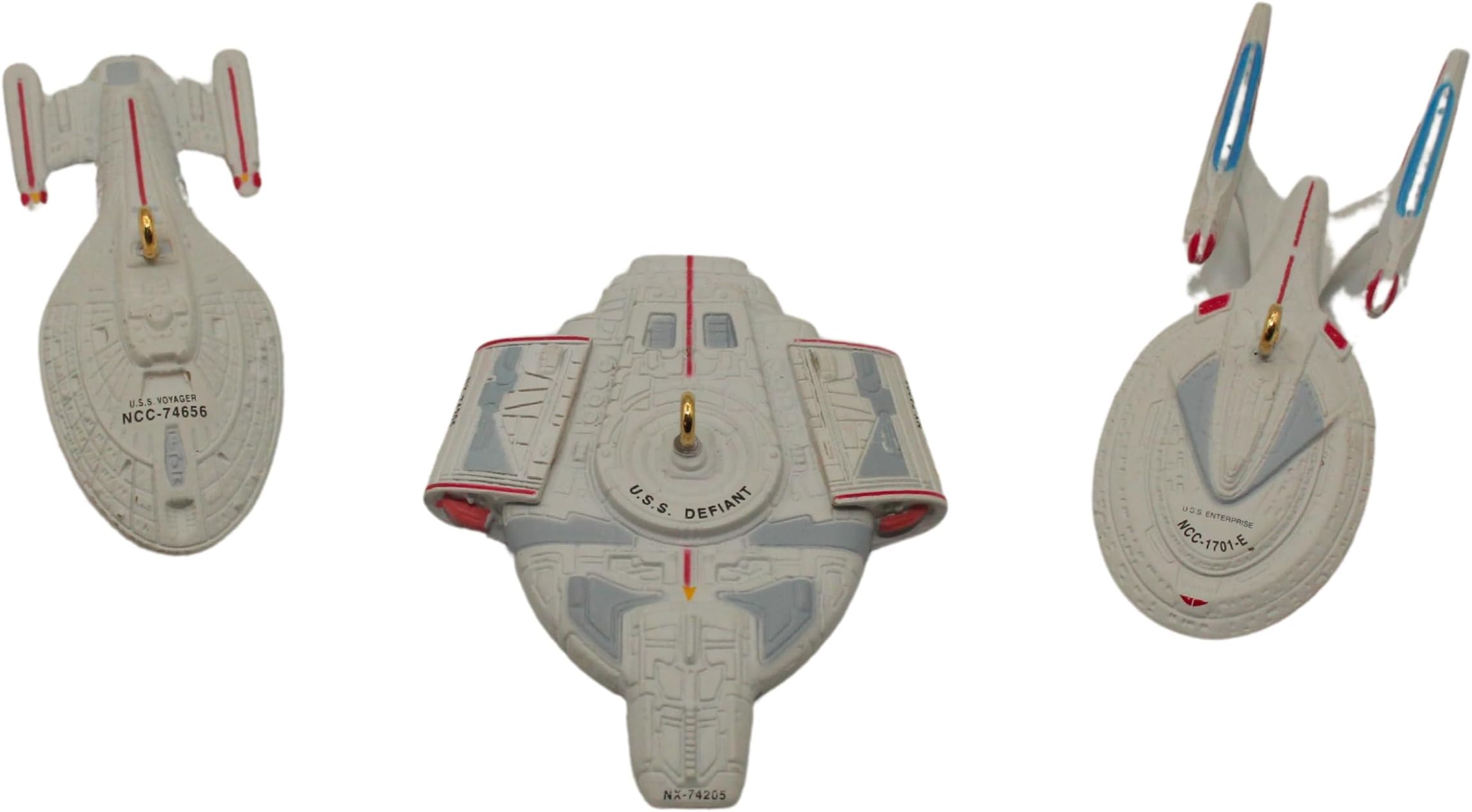 Amazon.com: The Ships of Star Trek - Mini Ornament set of 3 : Home ...