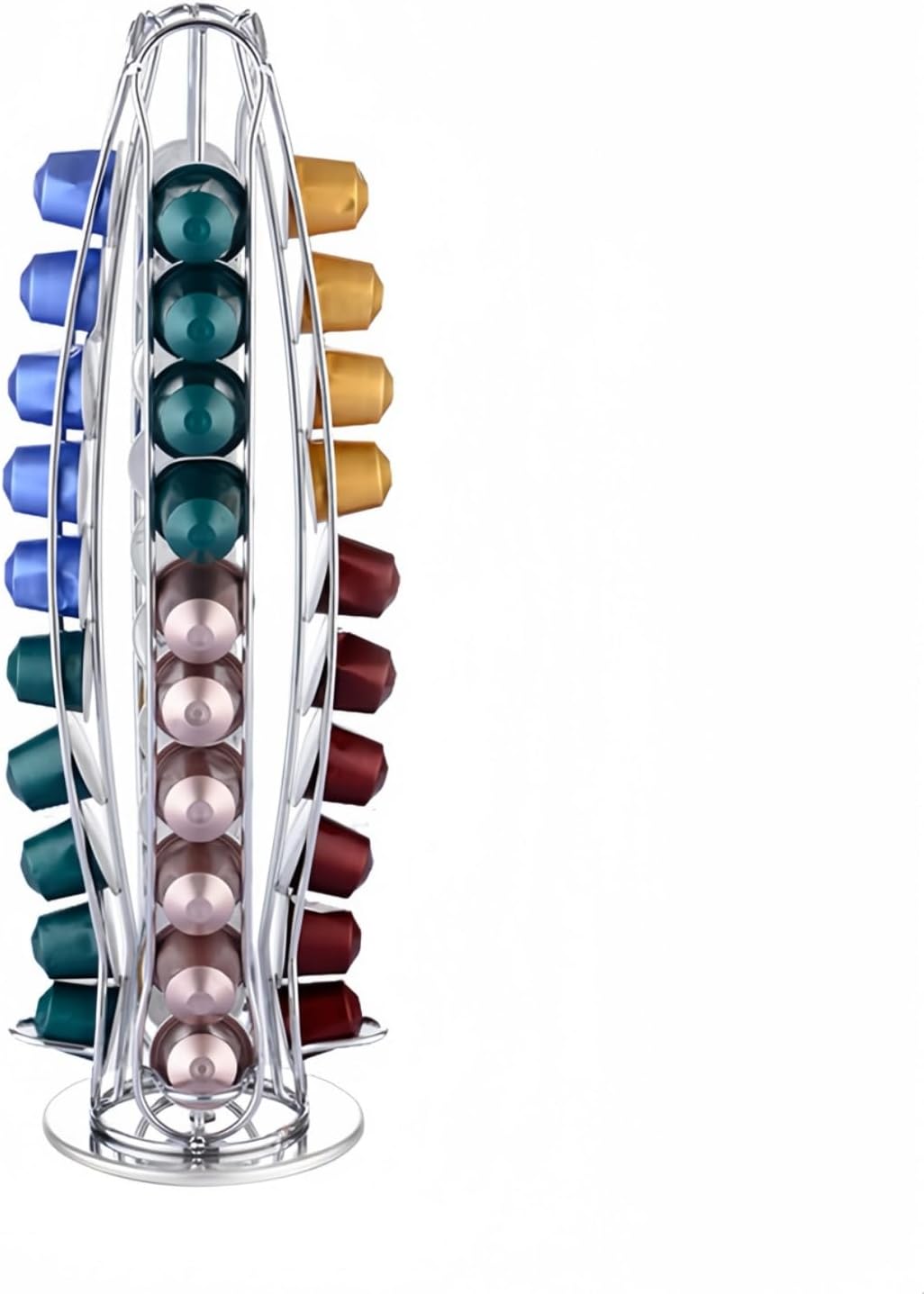 Amazon.com: VVEEKEND Coffee Capsule Holder - 40 Pod Capacity Rotatable ...