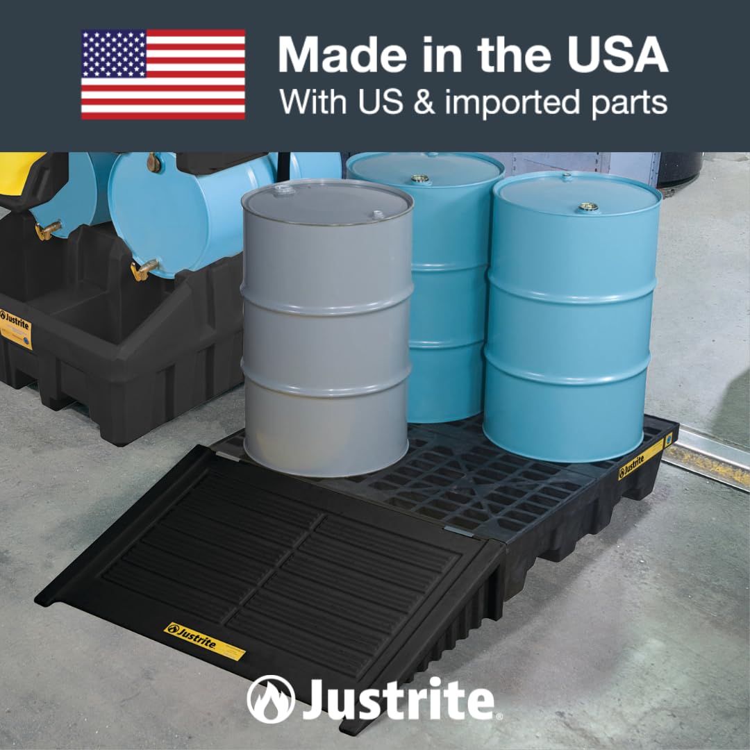 Snapklik.com : Spill Containment Pallet Ramp - 11" Tall, For 55 Gal ...