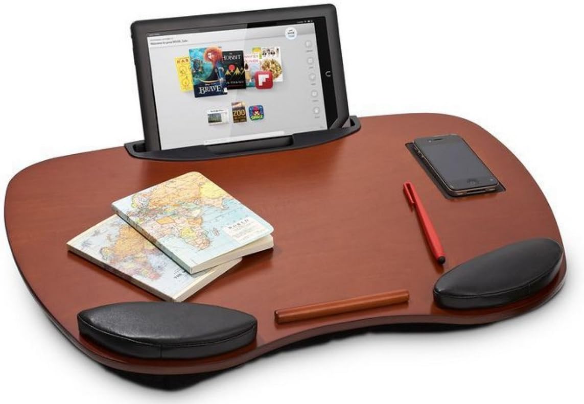 Amazon.com : Smart Media Wooden Lap Desk 22'' x 15'' : Office Products