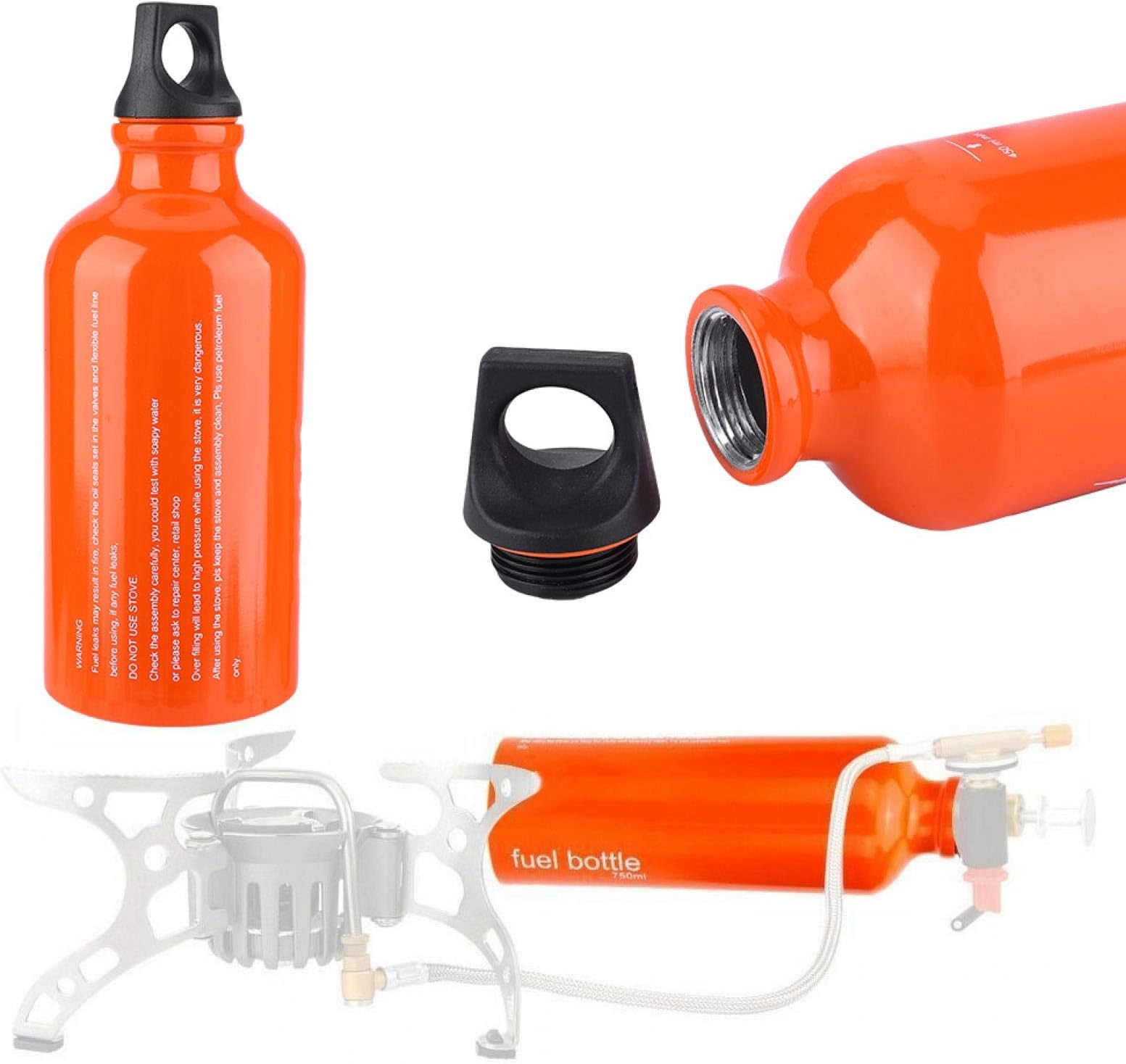 Amazon.com: Yanmis Fuel Storage Bottle, 530ML Portable Gas Stove Oil ...