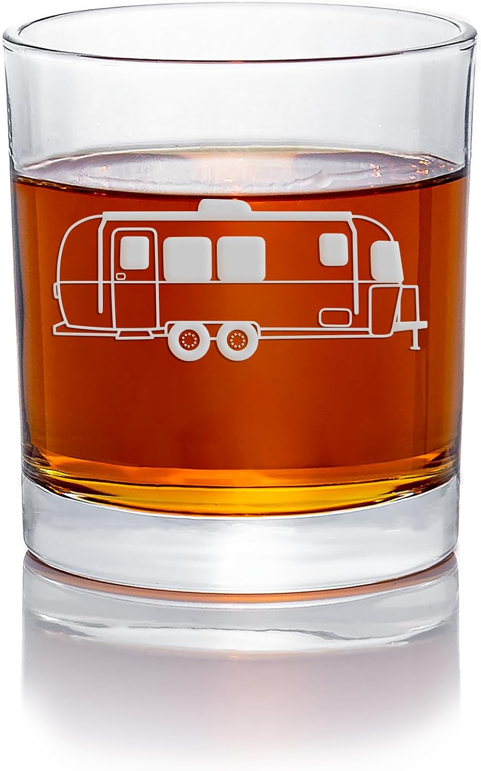 Amazon.com | Airstream Round Rocks Glass - Rv & Camper Gift, Camping ...