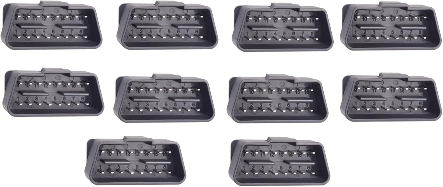 Amazon.com: J1962 OBD II Male Connector 16pin 24v obd2 Male Plug 10pcs (10 Pack) : Automotive