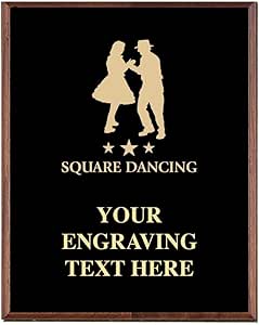 Amazon.com : Square Dancing Plaques, Custom Engraved Square Dancing ...