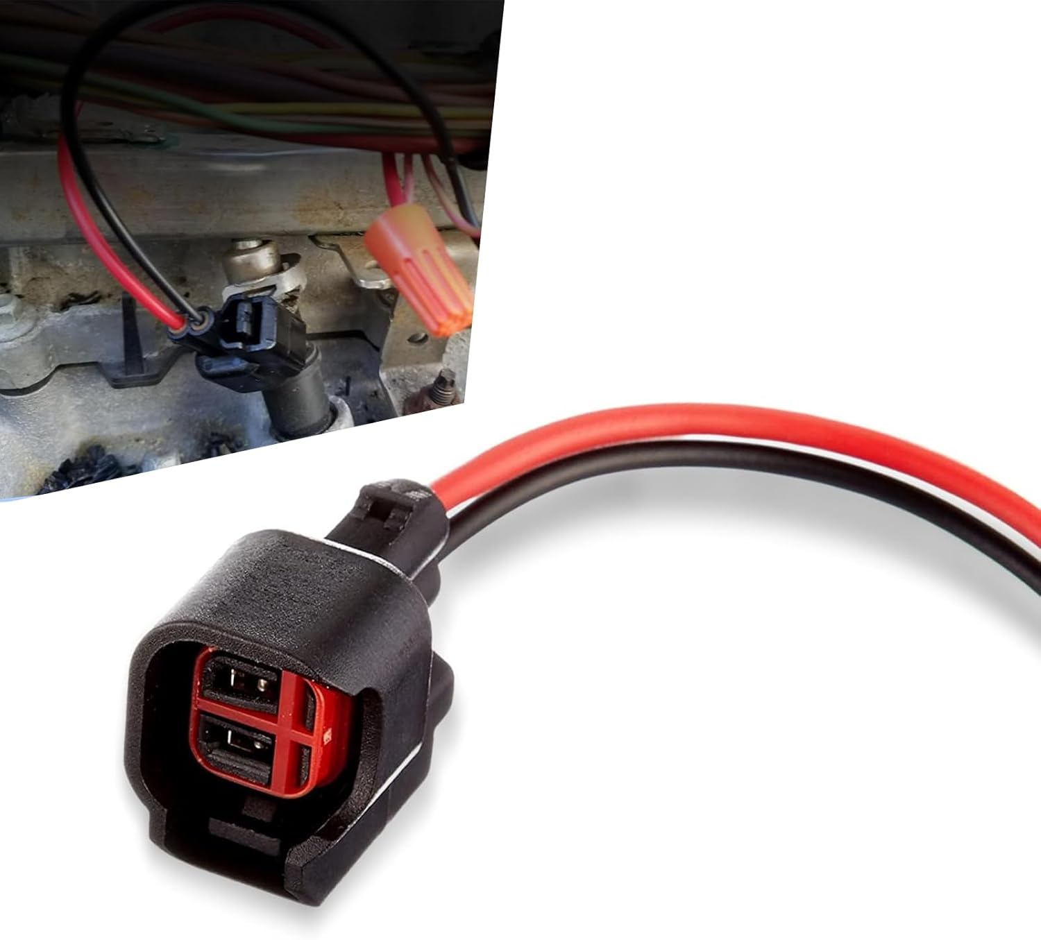 Amazon.com: Slykew 1 PC Car Fuel Injector Connector, EV6 EV14 Fuel ...