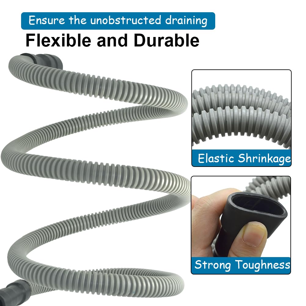 Snapklik.com : Universal Dishwasher Drain Hose - 12 Ft Discharge Hose ...