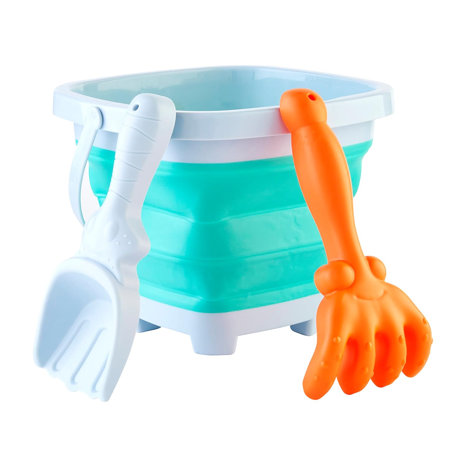 Amazon.com : Blue Collapsible Bucket Set : Toys & Games