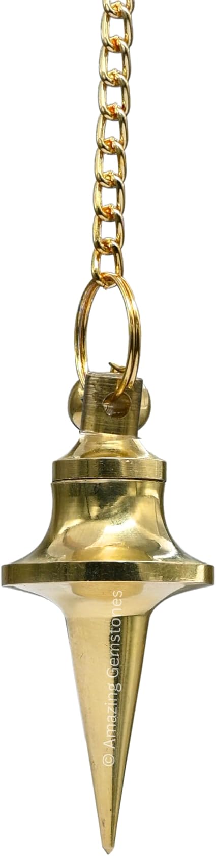 Amazon.com: Amazing Gemstone Healing Metal Pendulums for Divination ...