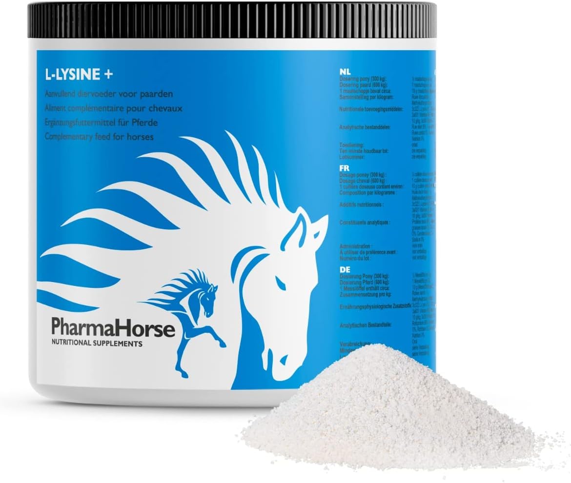 PharmaHorse L-Lysine+ | Système immunitaire Cheval | Acide aminé Cheval ...