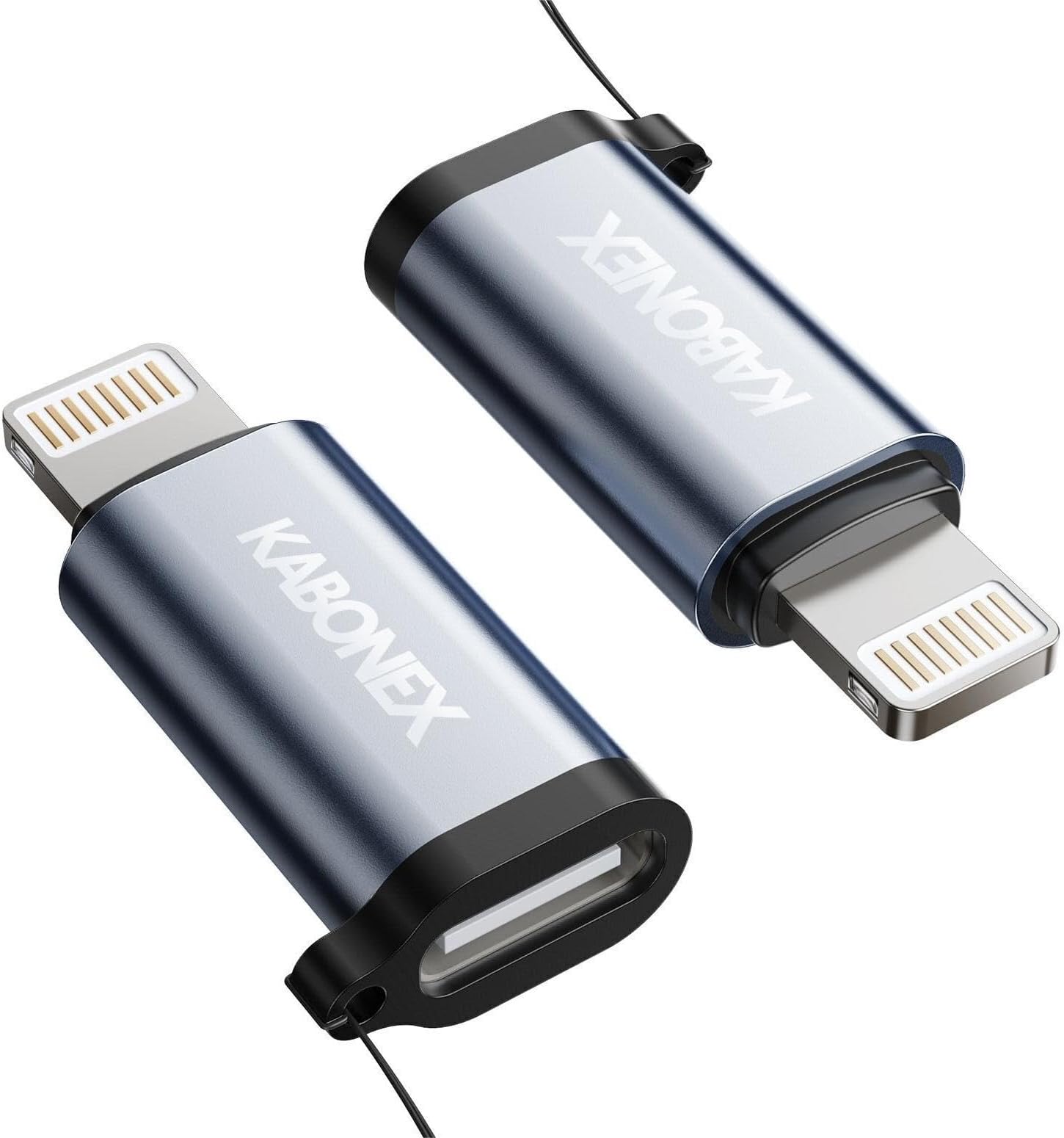 Amazon.com: TechMatte Female USB C to Male Lightning Adapter 2 Pack 2 ...