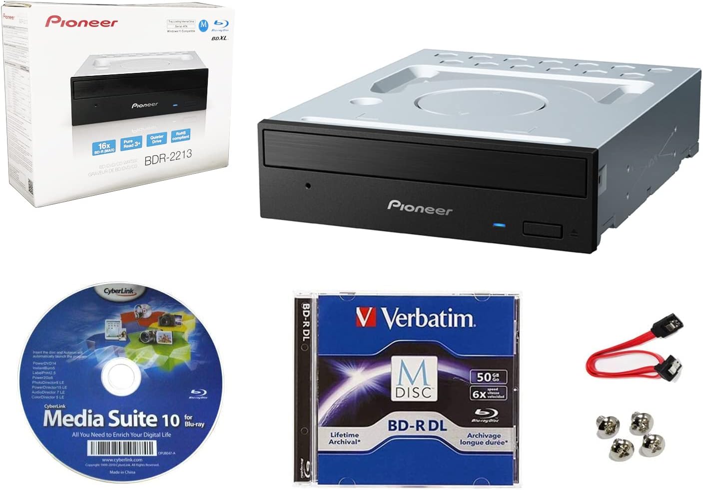 Amazon.com: Produplicator Pioneer BDR-2213 Internal 16x Blu-ray Writer ...