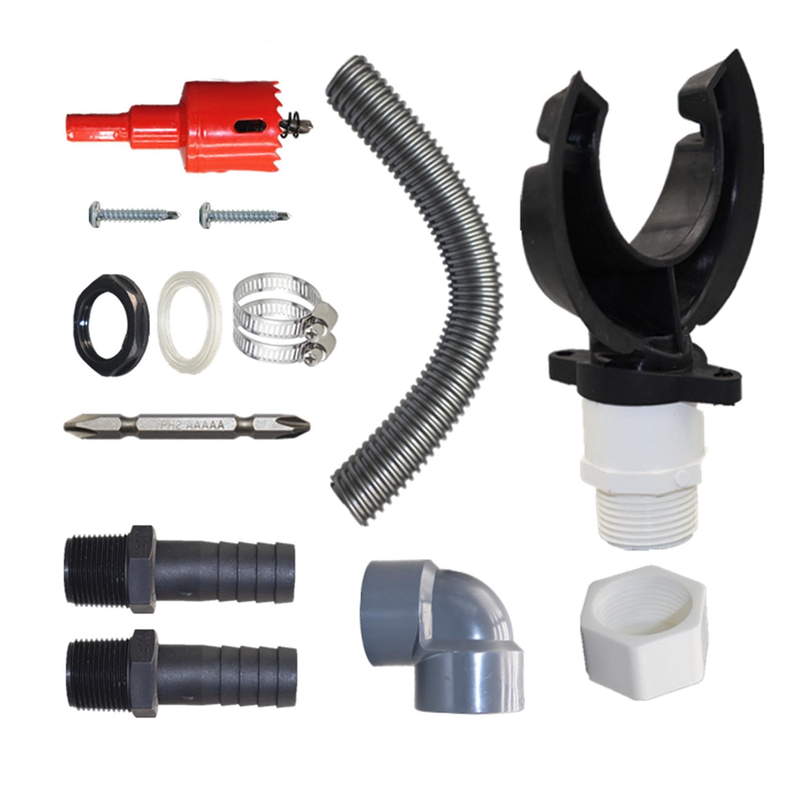 Amazon.com : Doefo Water Filler Kit for Downpipes, Rain Barrel Diverter ...