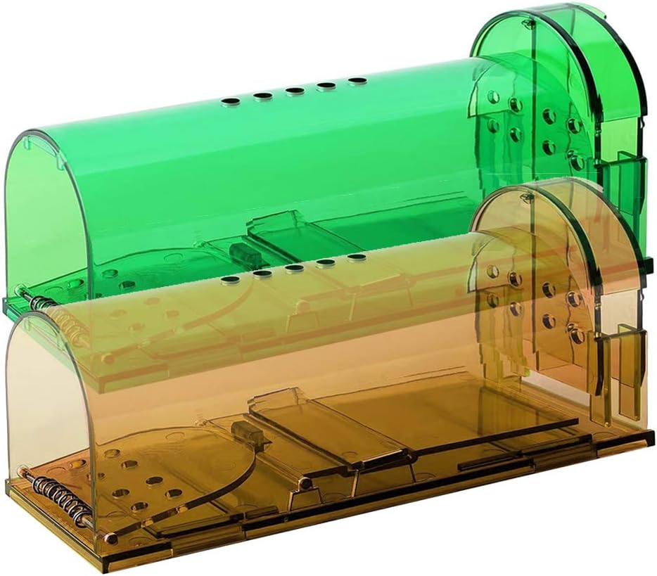 Humane Mouse Trap, Live Mice Trap, Reusable Indoor and Outside Mouse ...