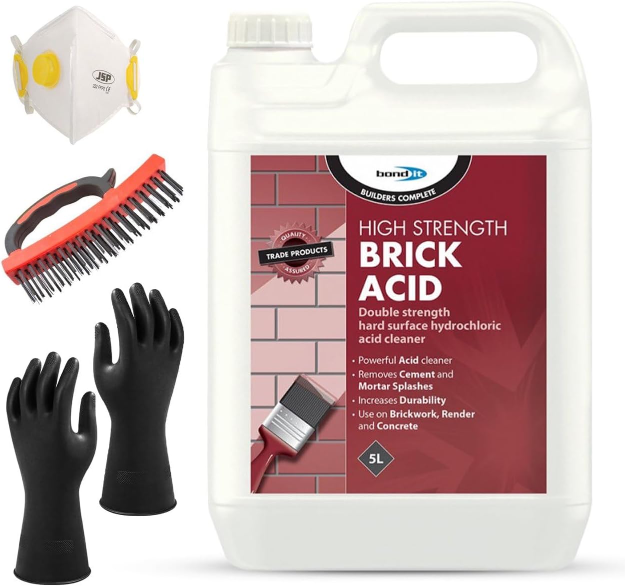 Everbuild 401 Brick & Patio Cleaner 5Ltr.- BC5L : Amazon.co.uk: DIY & Tools