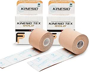 Amazon.com: Kinesio Taping - Elastic Therapeutic Athletic Tape Tex Gold ...