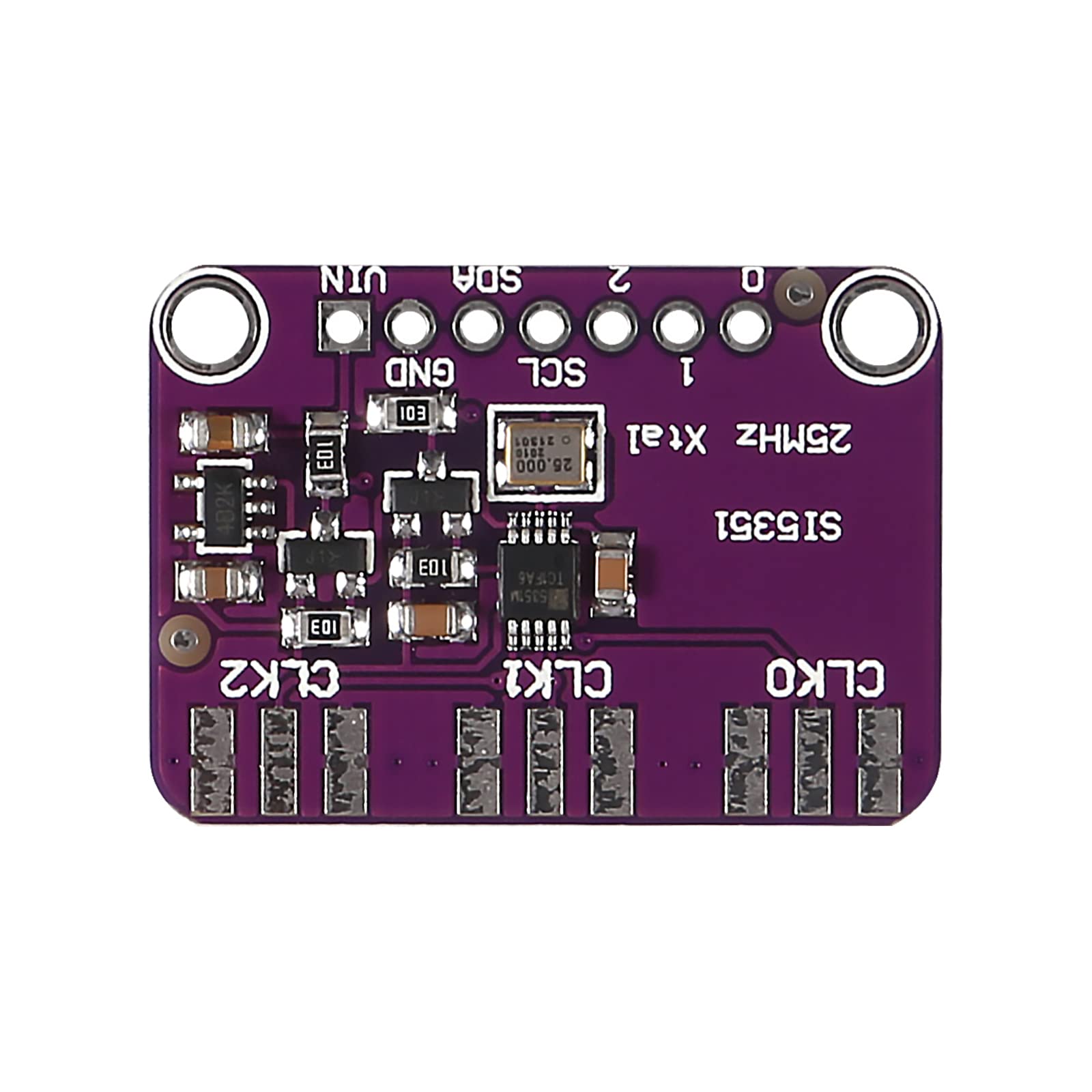 Snapklik.com : 2PCS Si5351A I2C 25MHZ I2C High Frequency Signal ...