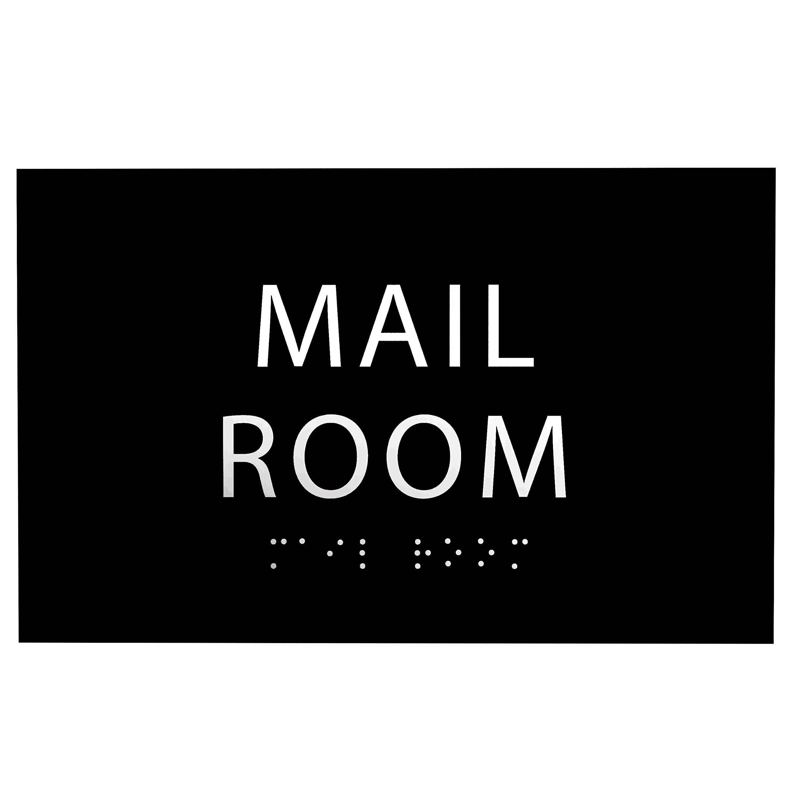 Amazon.com : ADA CENTRAL SIGNS - 6" X4" Mail Room Sign - ADA Compliant ...