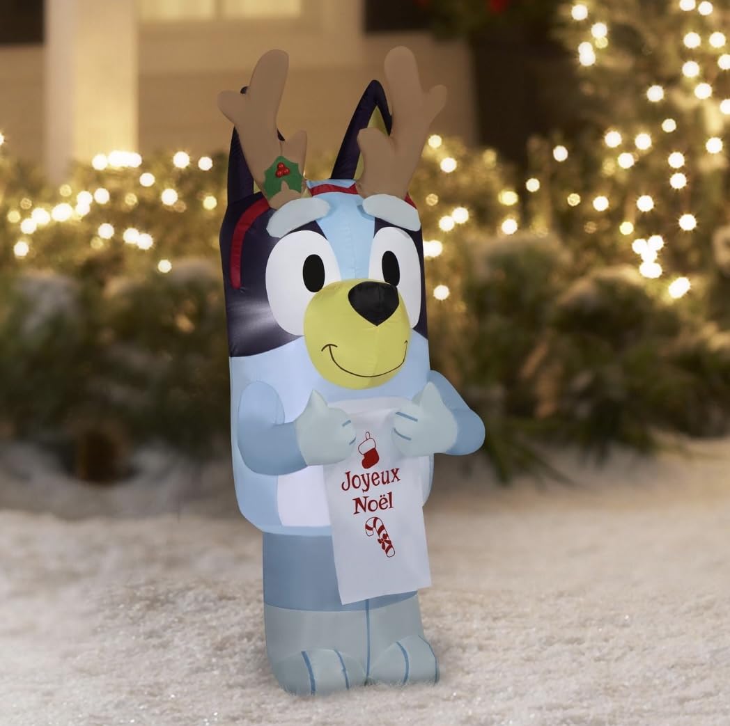 Gemmy Airblown Inflatable Bluey 5.5 FT Outdoor Indoor : Amazon.ca: Home