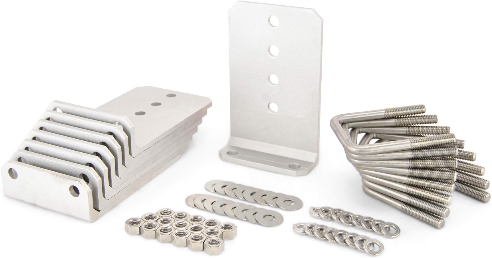 Amazon.com: (8) 8" Aluminum L-Type Boat Trailer Bunk Bracket Kit with ...