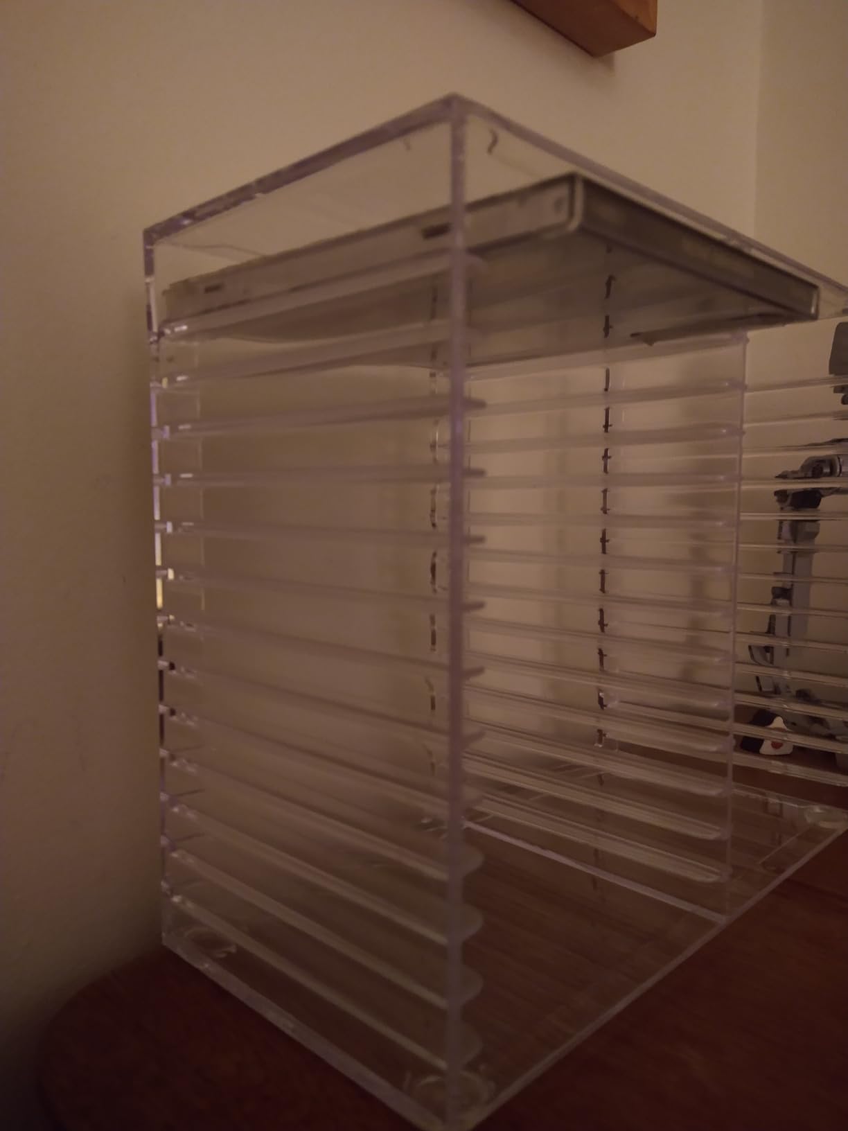 Amazon.com: STORi Stackable Clear Plastic CD Organizer with Rubber Feet ...