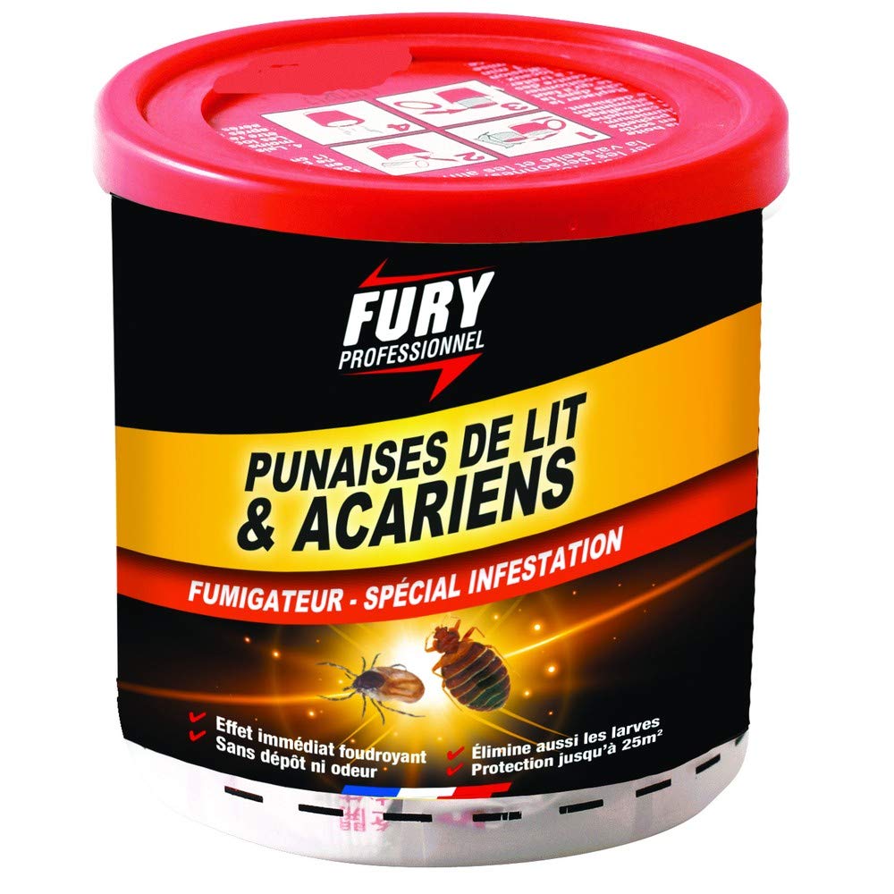FURY - Fumigateur punaises de lit & acariens - Diffuseur spécial ...
