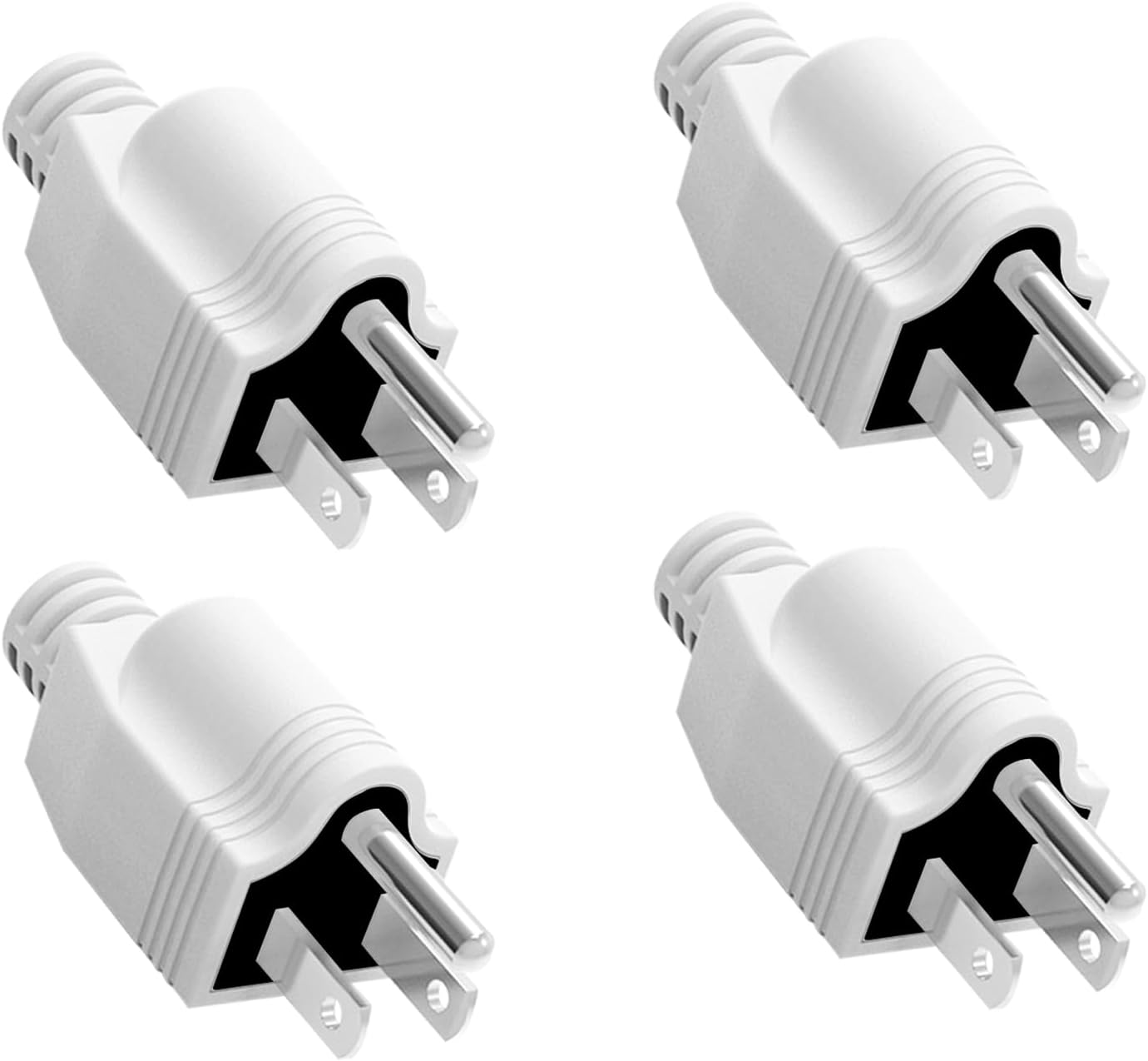 BRUFER 320201 Heavy Duty ARMORED Female Electrical Plug 3-Prong 125V ...