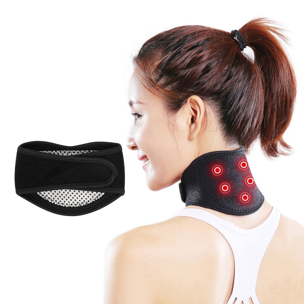 Amazon.com: Adjustable Neck Heating Pad for Pain Relief Neck Support ...