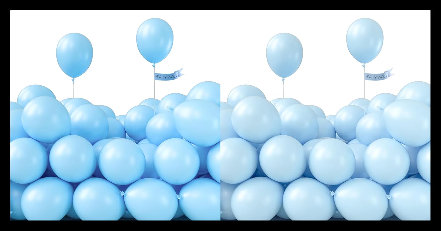 Amazon.com: PartyWoo Light Blue Balloons 50 pcs and PartyWoo Pastel Blue Balloons 50 pcs : Toys ...