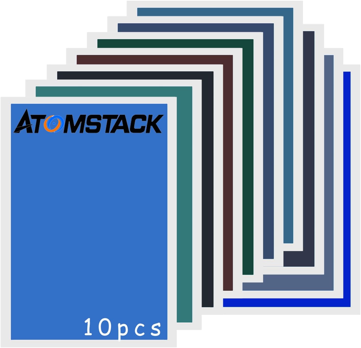 ATOMSTACK Laser Engraving and Marking Paper, 10 Pieces Marking Paper ...